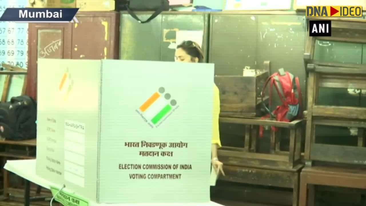 Lok Sabha Election 2019: Madhuri Dixit, Subhash Ghai cast their vote in ...