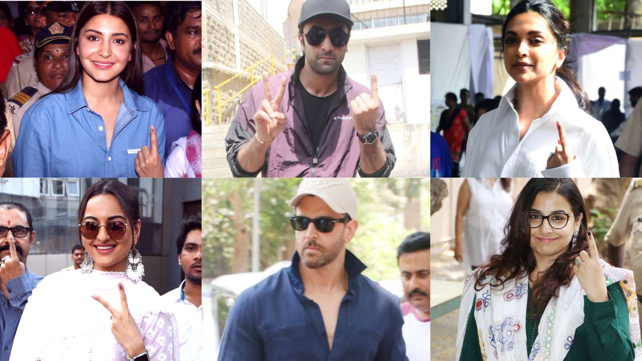 PICS: Deepika Padukone, Ranbir Kapoor, Anushka Sharma step out to vote ...