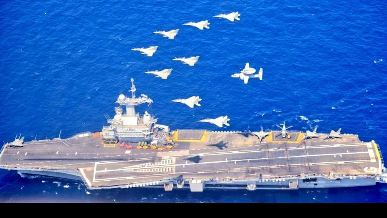 Exercise Varuna-19: Indo-French naval exercise concludes with flypast ...