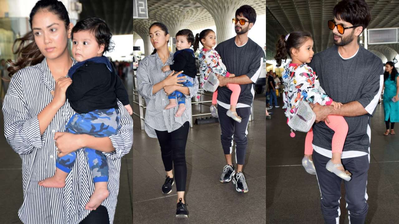 Shahid Kapoor-Mira Rajput Kapoor on parent duty, curious Zain and bored ...