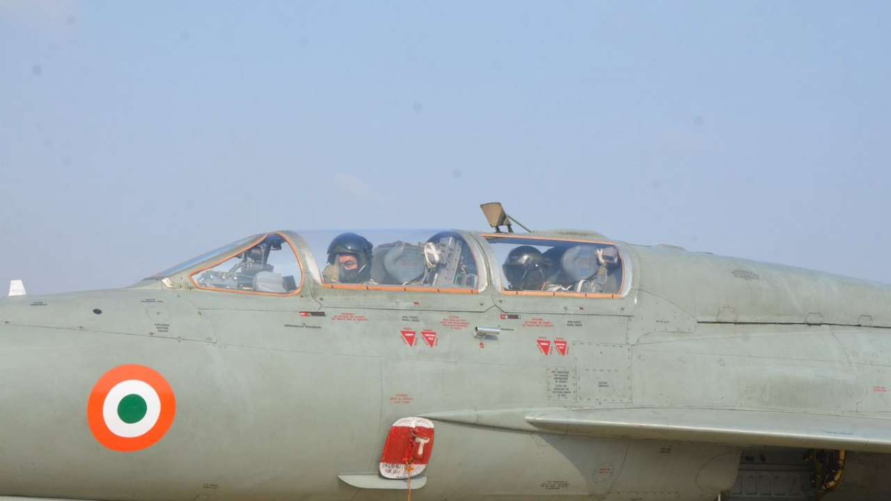 Watch: IAF chief leads from the front, carries out solo sortie on a MiG ...
