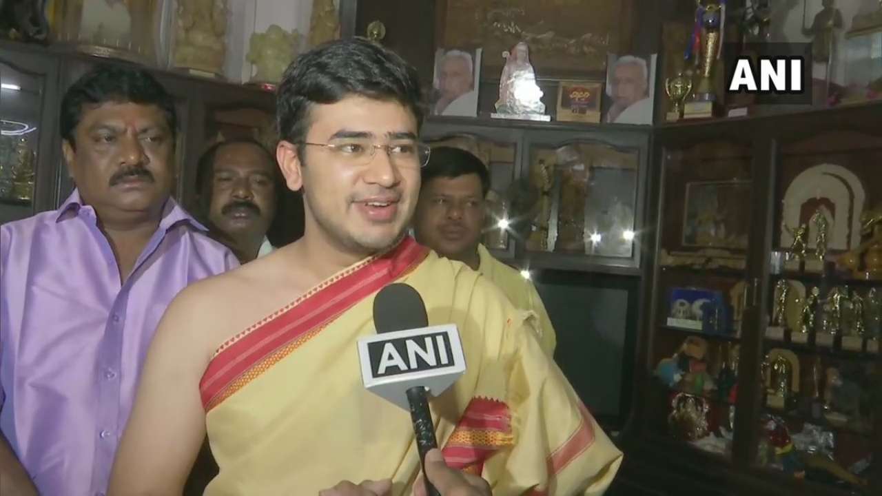 Battle for Bangalore South: BJP's young turk Tejasvi Surya tears ahead ...