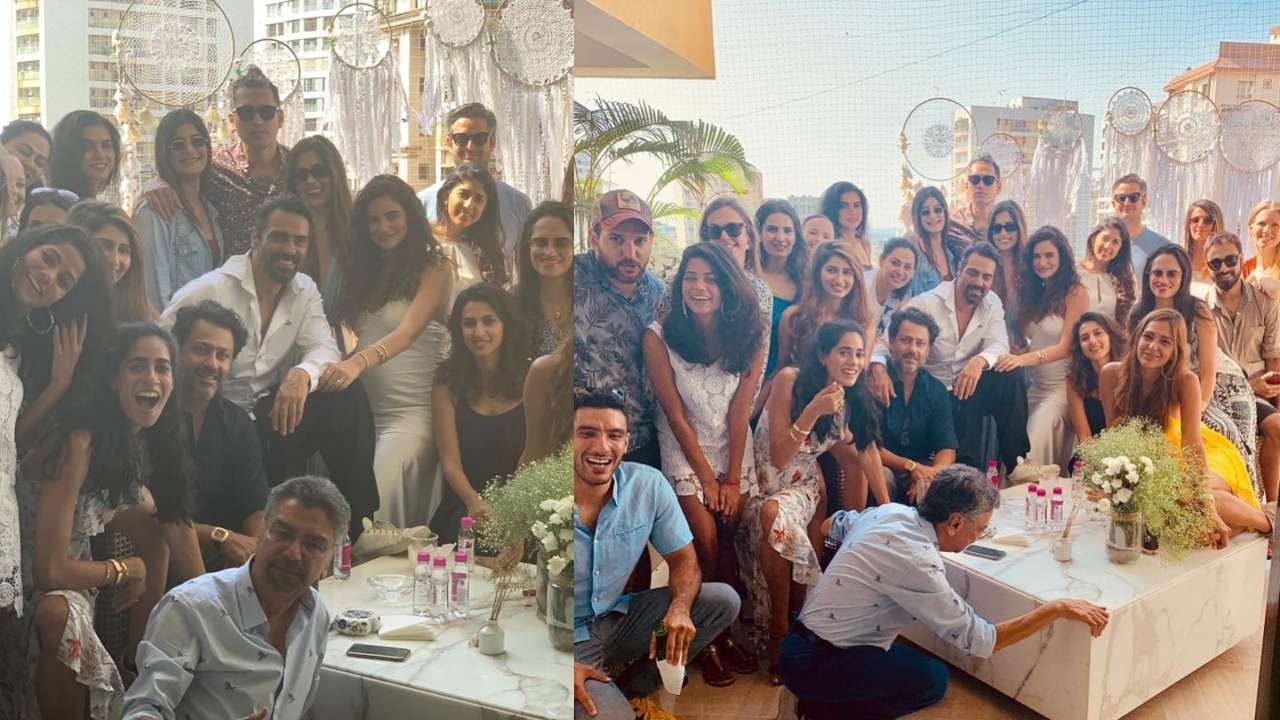 Arjun Rampal hosts grand baby shower for Gabriella Demetriades, couple ...