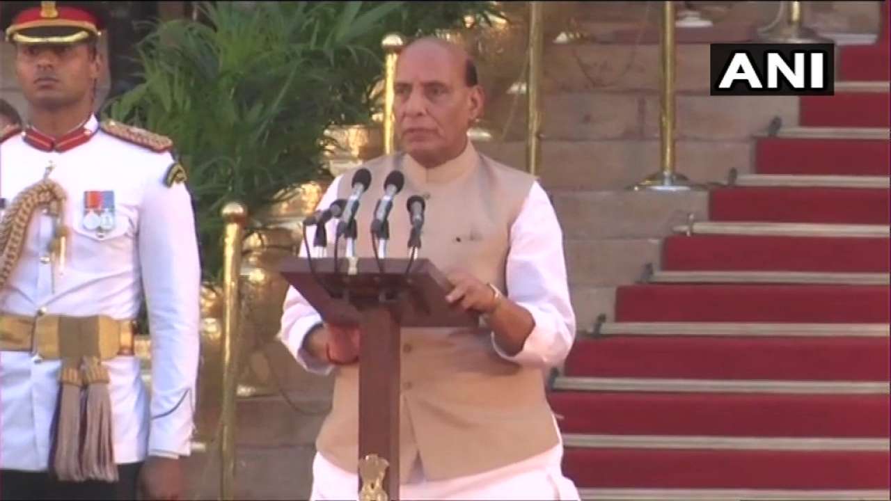Modi 2.0: Rajnath Singh, Amit Shah and others take oath as Ministers at Rashtrapati Bhavan