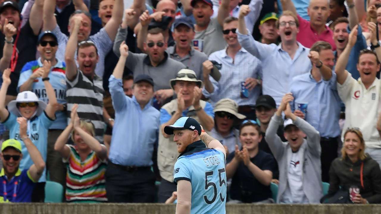 Best catch ever! Ben Stokes takes stunning catch during England vs ...