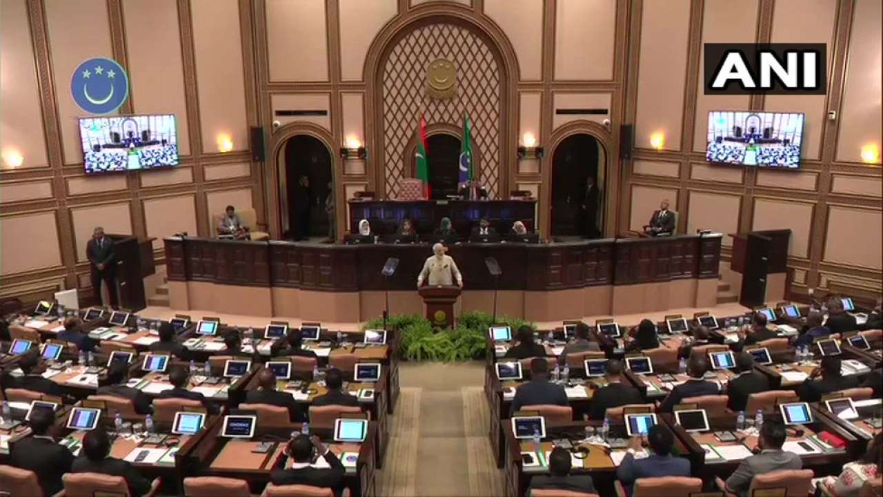 PM Modi addresses Maldives parliament