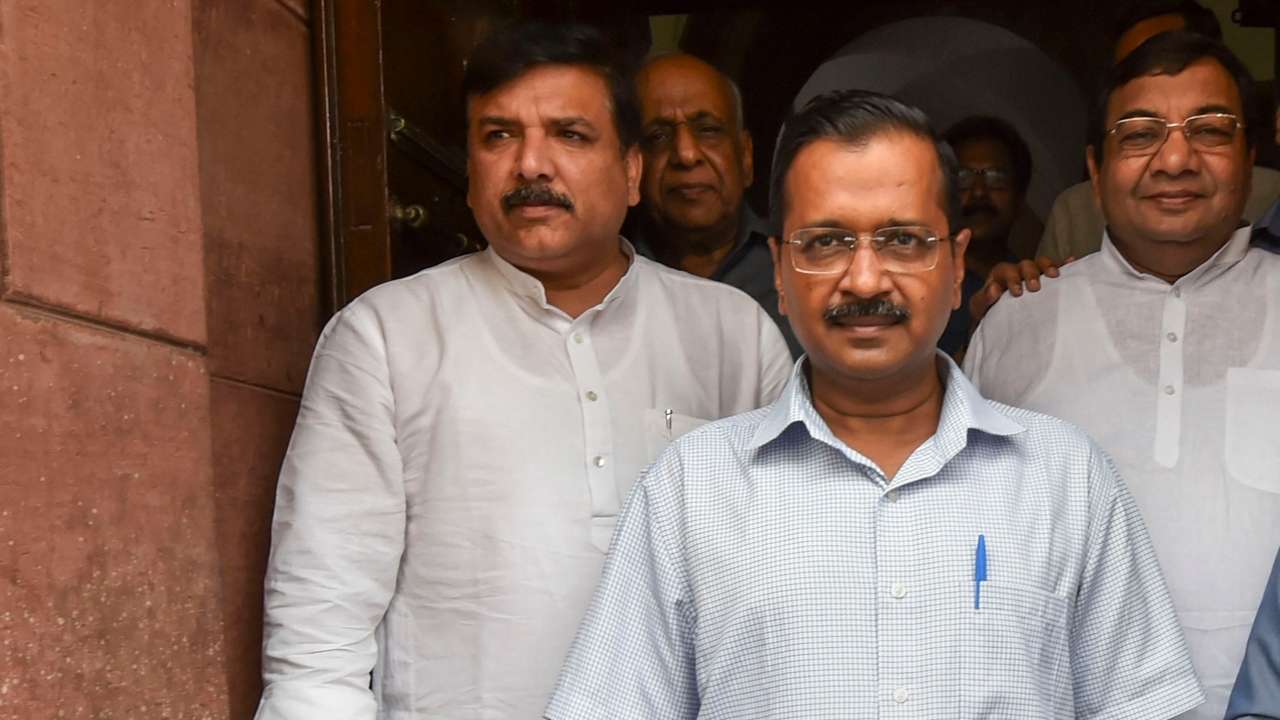 Kejriwal meets PM Modi in Parliament; Ayushman Bharat, water harvesting ...