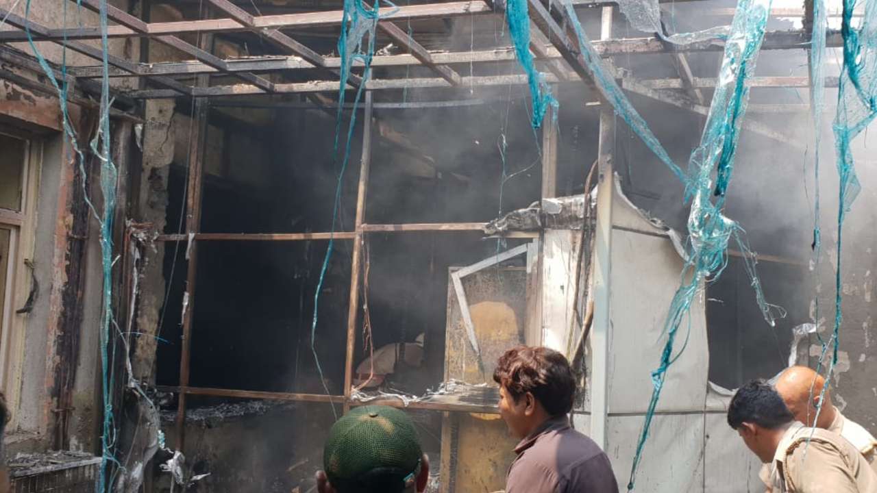 Noida: Fire breaks out in Authority Office