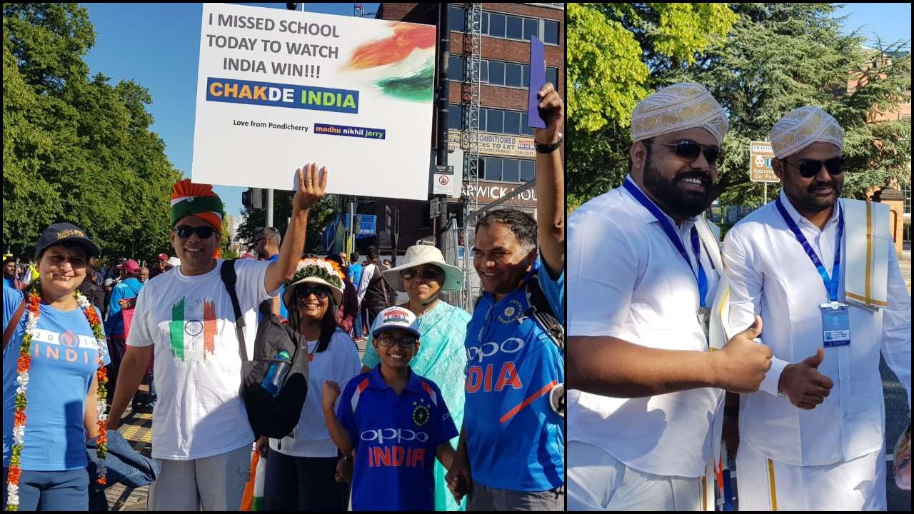 World Cup 2019: India! India! - Loud and proud, Indian fans flock ...