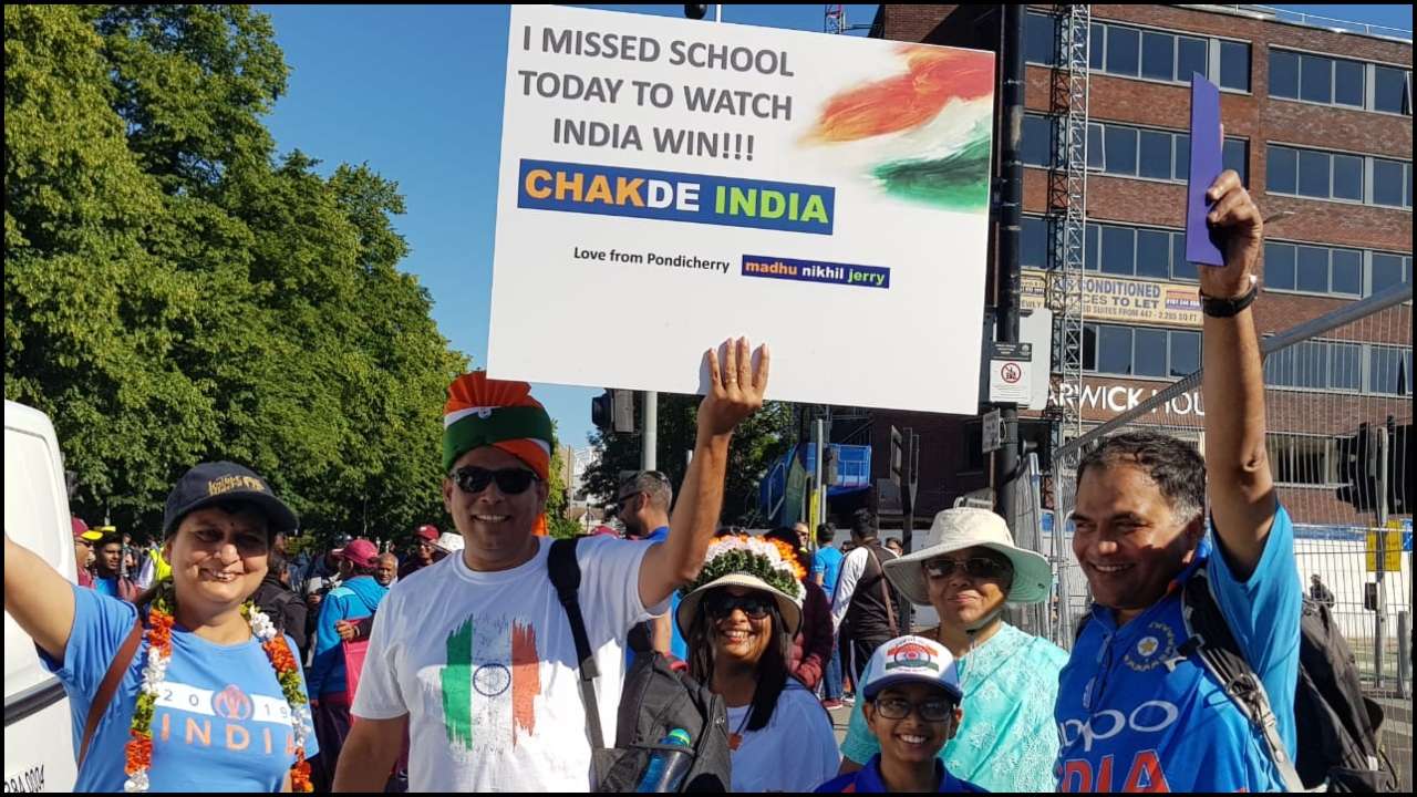 World Cup 2019: India! India! - Loud and proud, Indian fans flock ...