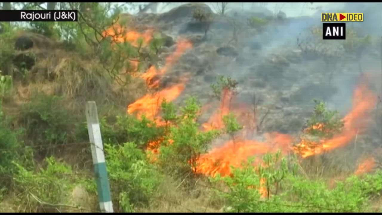 Fire breaks out in Rajouri's Sunderbani range