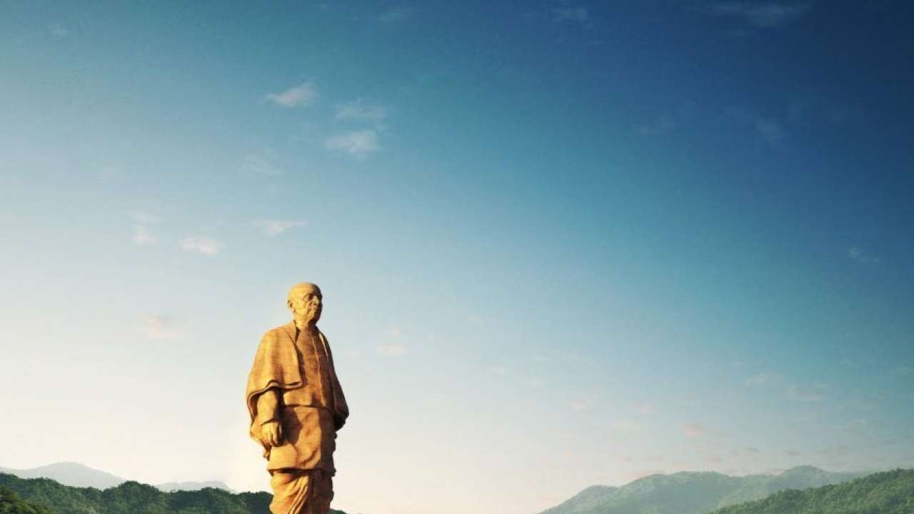 'Designed that way,' says Statue of Unity official as rainwater enters ...