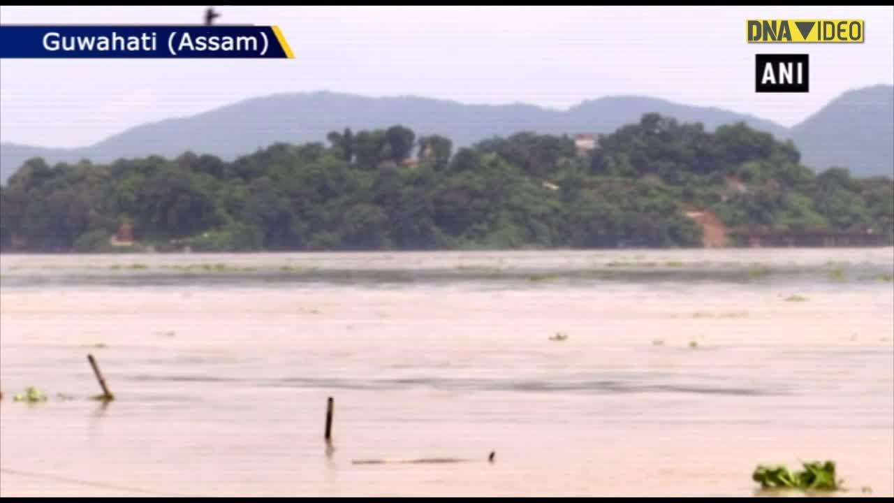 Assam floods: Brahmaputra River flows above danger mark, water enters ...
