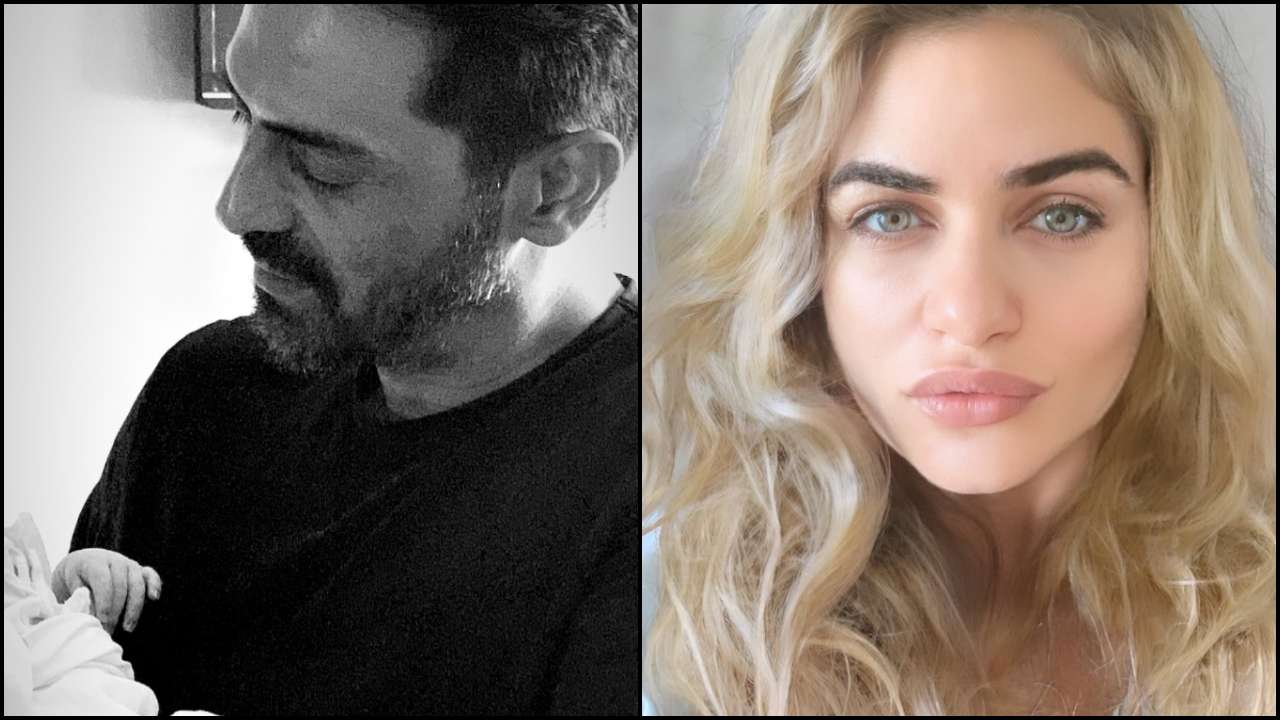 Cute! Gabriella Demetriades shares a glimpse of Arjun Rampal holding ...
