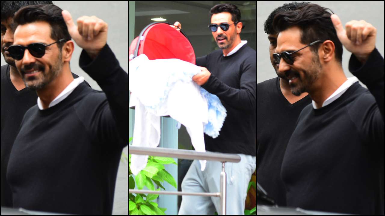 Photos: Arjun Rampal and girlfriend Gabriella Demetriades take their ...
