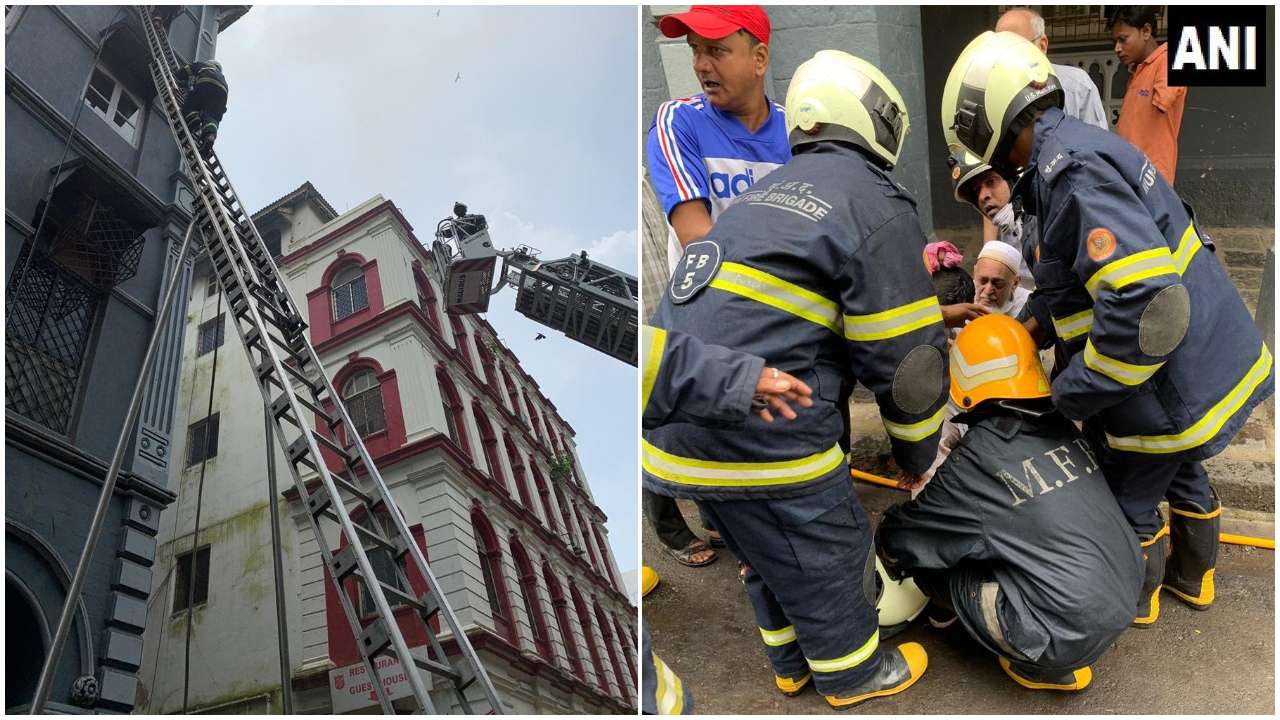 Fire at building near Taj Mahal Hotel in Mumbai; some persons trapped