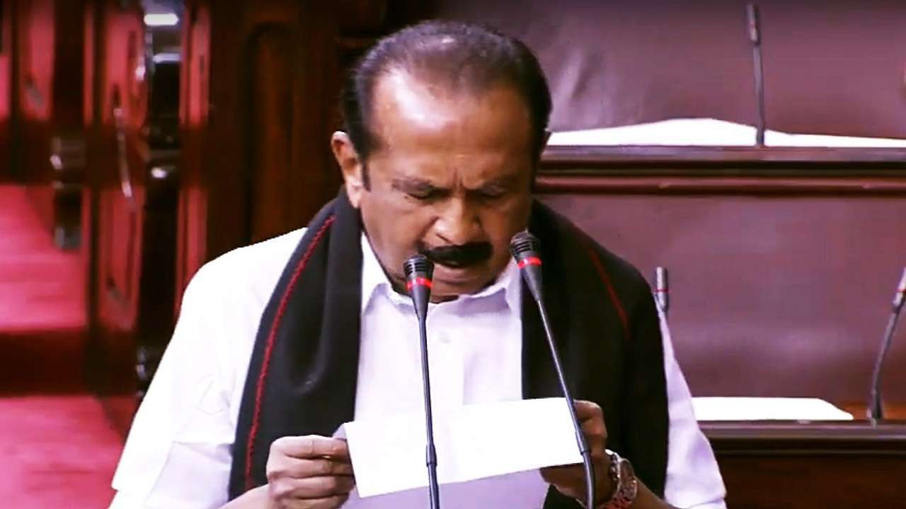 MDMK founder Vaiko, four others take oath as Rajya Sabha members