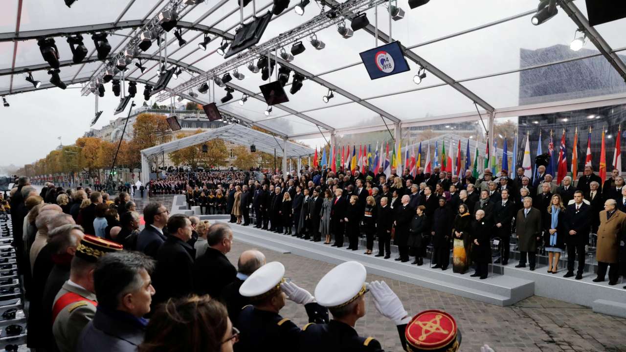 World War 1 Remembrance Day: World Leaders mark 100th anniversary of ...