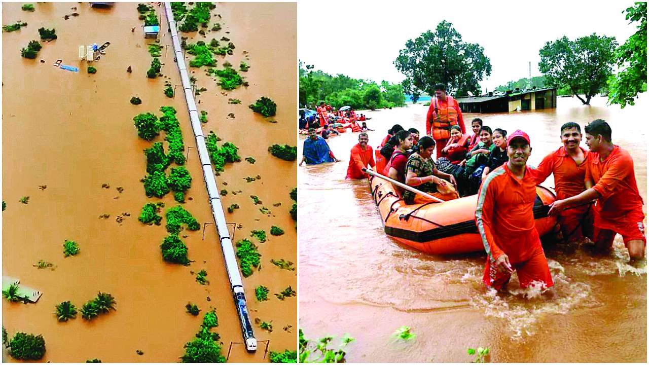 Mahalaxmi Express: Rescue operation saves all 1,050 from stranded train