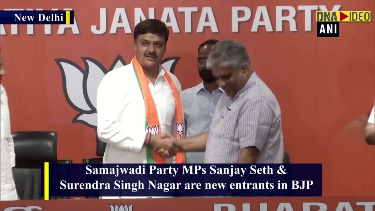 Samajwadi Party MPs Sanjay Seth, Surendra Singh Nagar join BJP