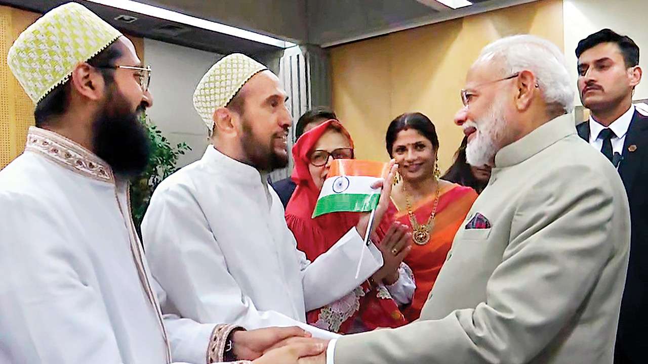 PM Narendra Modi in Paris, flew over Pakistan airspace