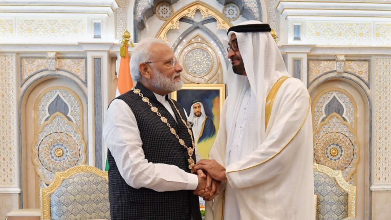 Modi in Gulf: Prime Minister receives UAE's highest civilian award ...