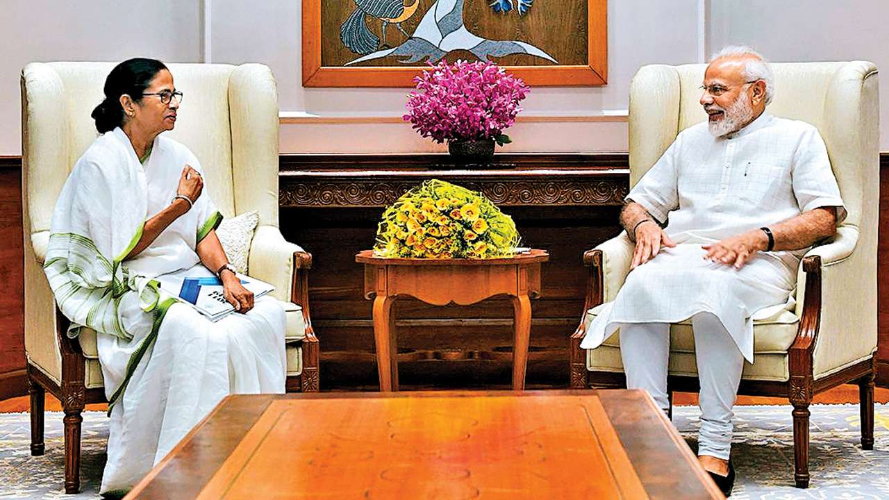 Mamata Banerjee meets PM Narendra Modi, urges him to write off Bengal's ...