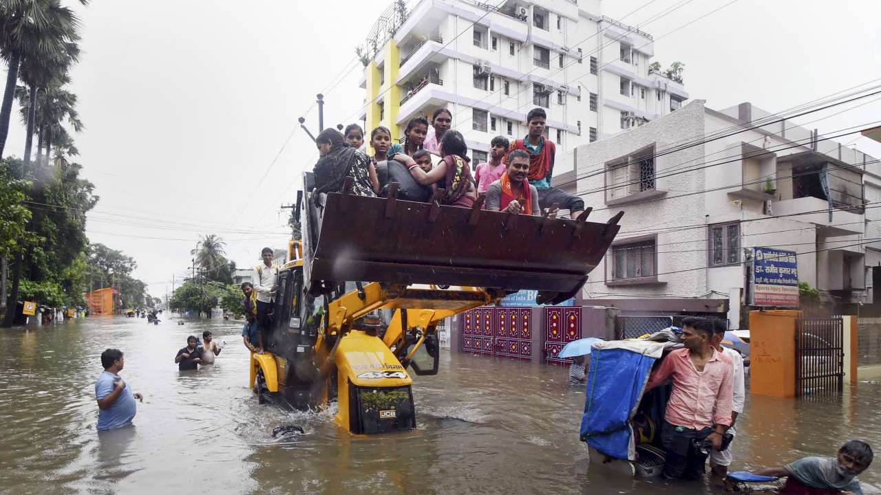 Boats on flooded streets, rainwater in hospitals as Patna receives ...
