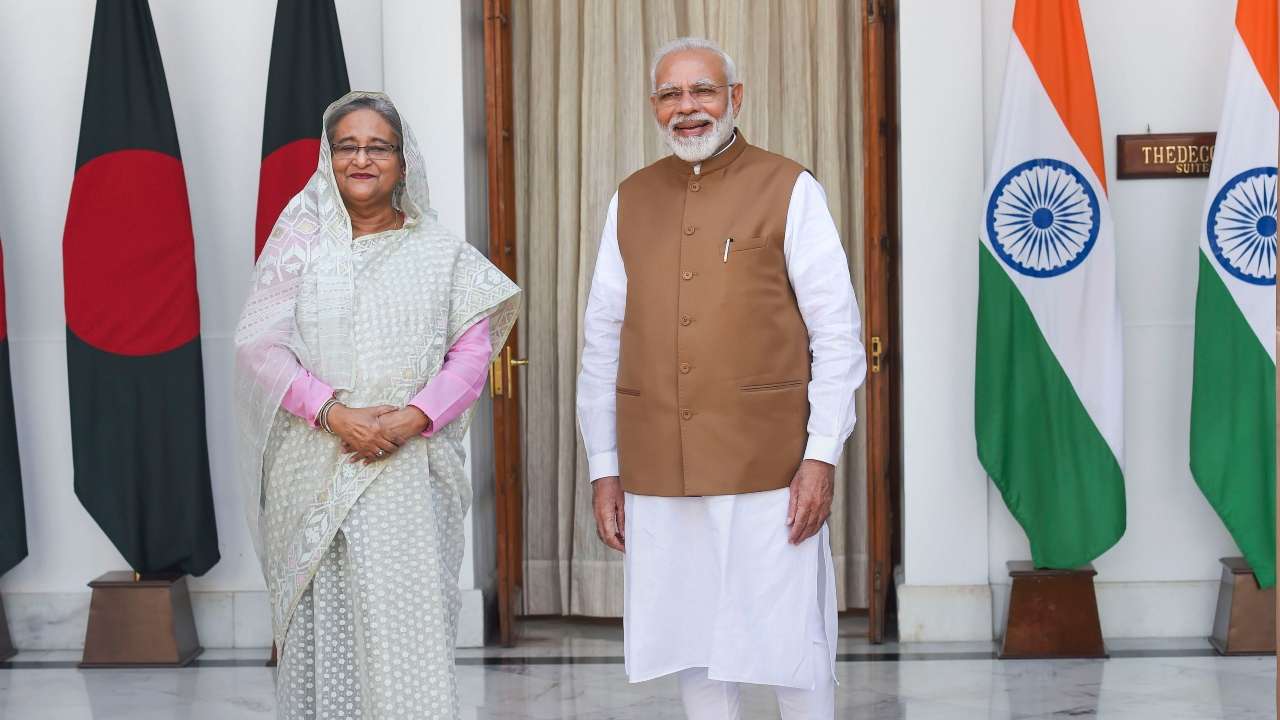PM Modi holds talks with Bangladeshi counterpart Sheikh Hasina as two ...