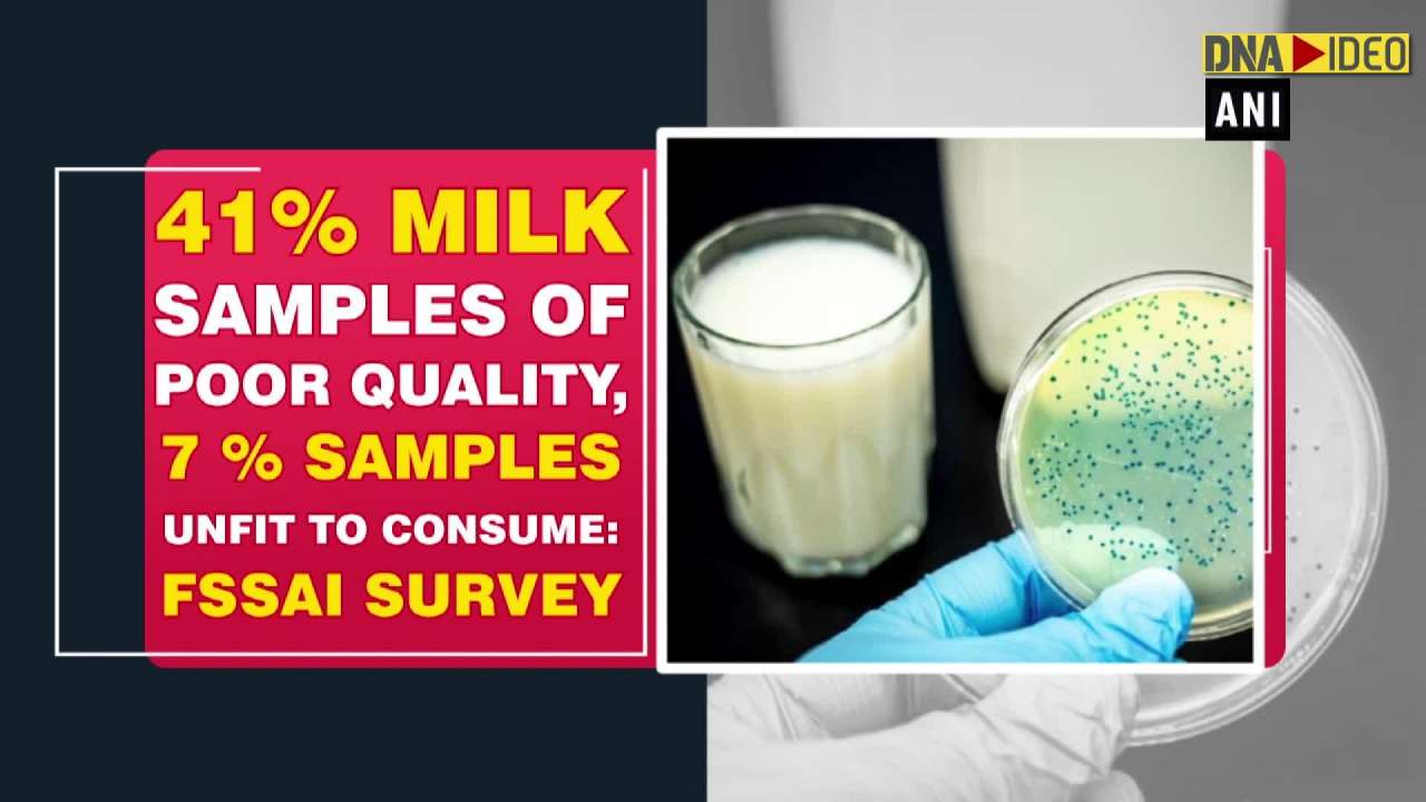 41% milk samples of poor quality, 7 % samples unfit to consume: FSSAI ...