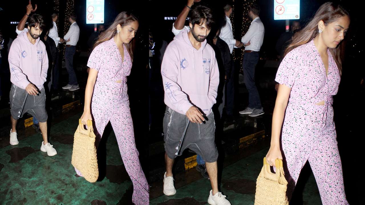 Shahid Kapoor-Mira Rajput give major couple goals as they go twinning ...