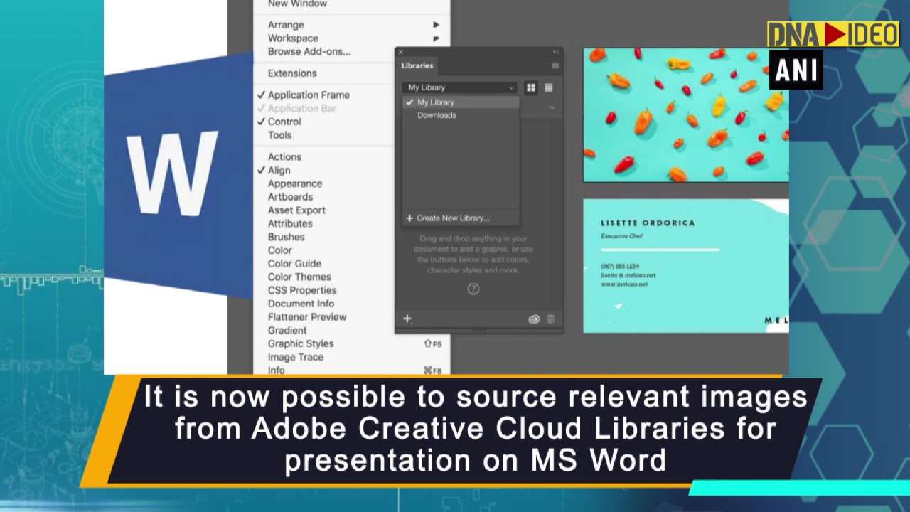 Microsoft Word, PowerPoint now have access to Adobe Creative Cloud Libraries
