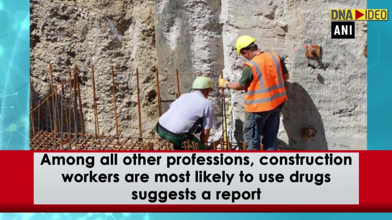 Construction workers most likely to use drugs, says study