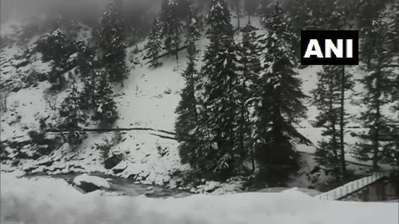 In Pics: Pahalgam receives season's first snowfall, brings happiness ...