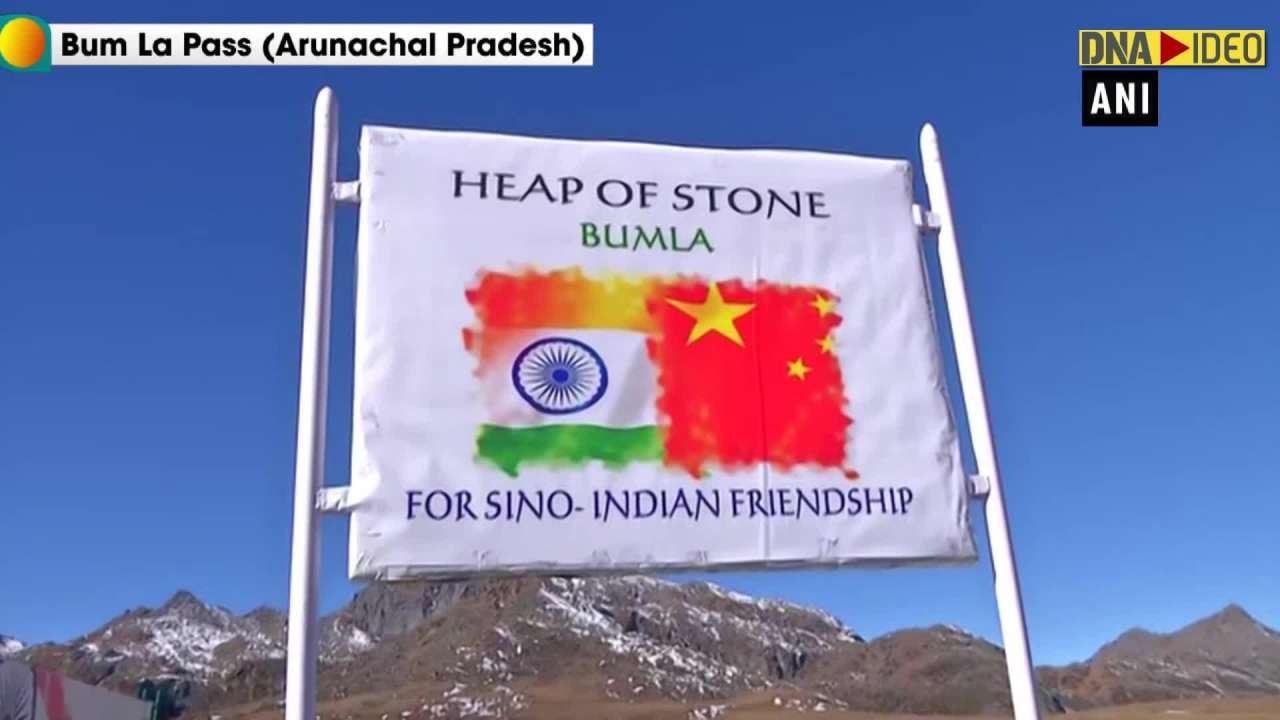 Defence Minister Rajnath Singh visits Bum La Pass in Arunachal Pradesh