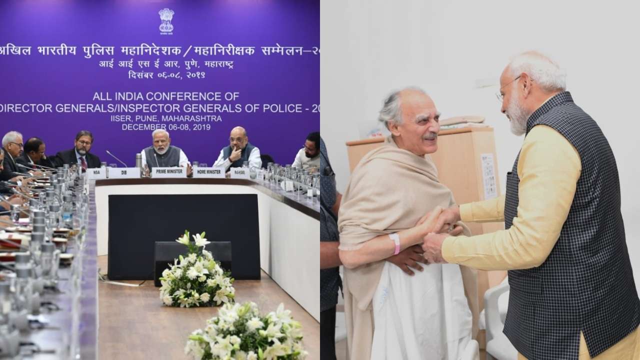 Modi in Pune: Prime Minister attends 54th DGsP/IGsP conference, meets ...