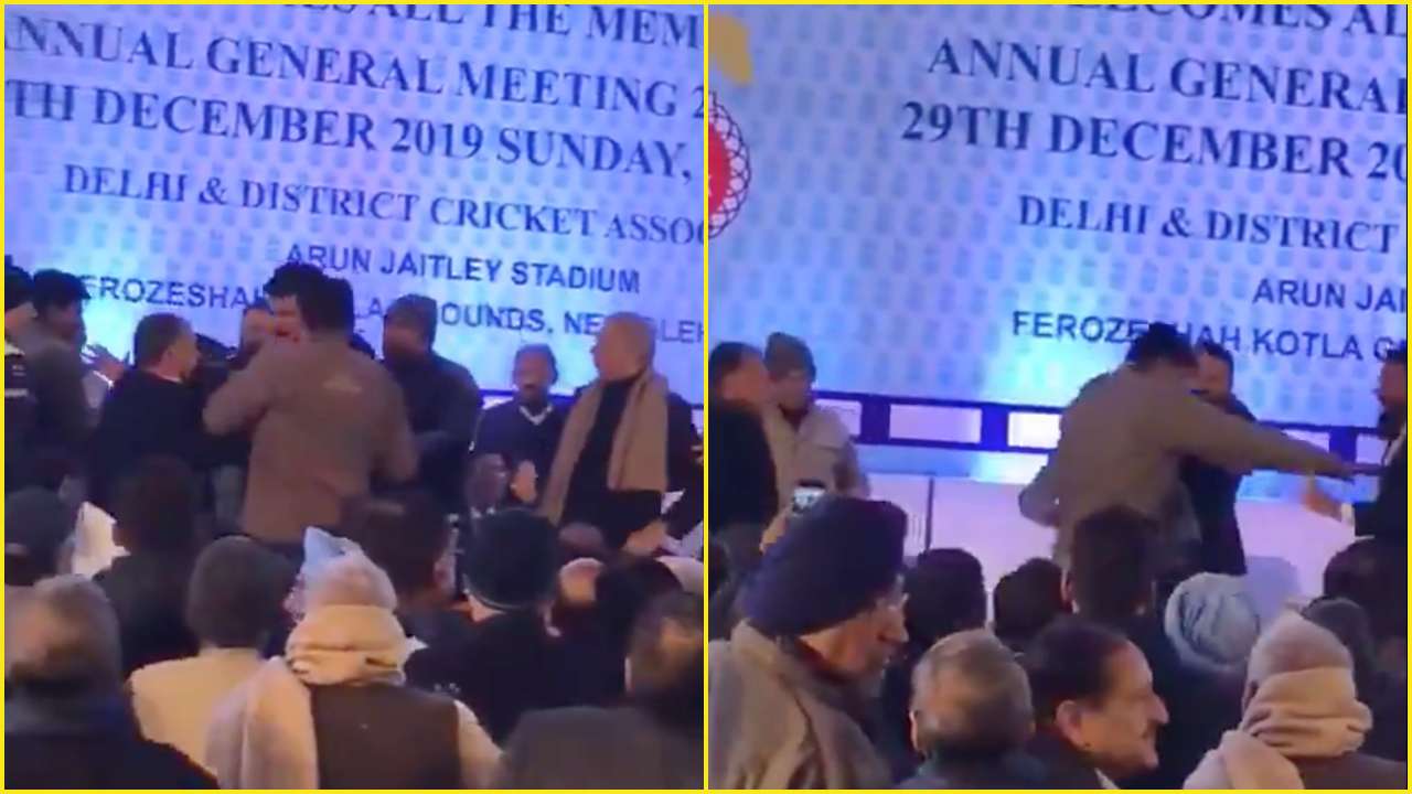 Watch: AGM turns into punch fest as DDCA appoints Justice Deepak Verma ...