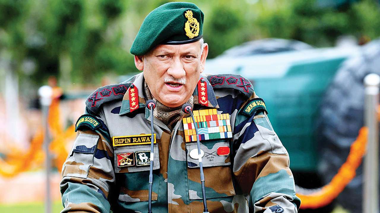 Army chief General Bipin Rawat named as India's first Chief of Defence ...