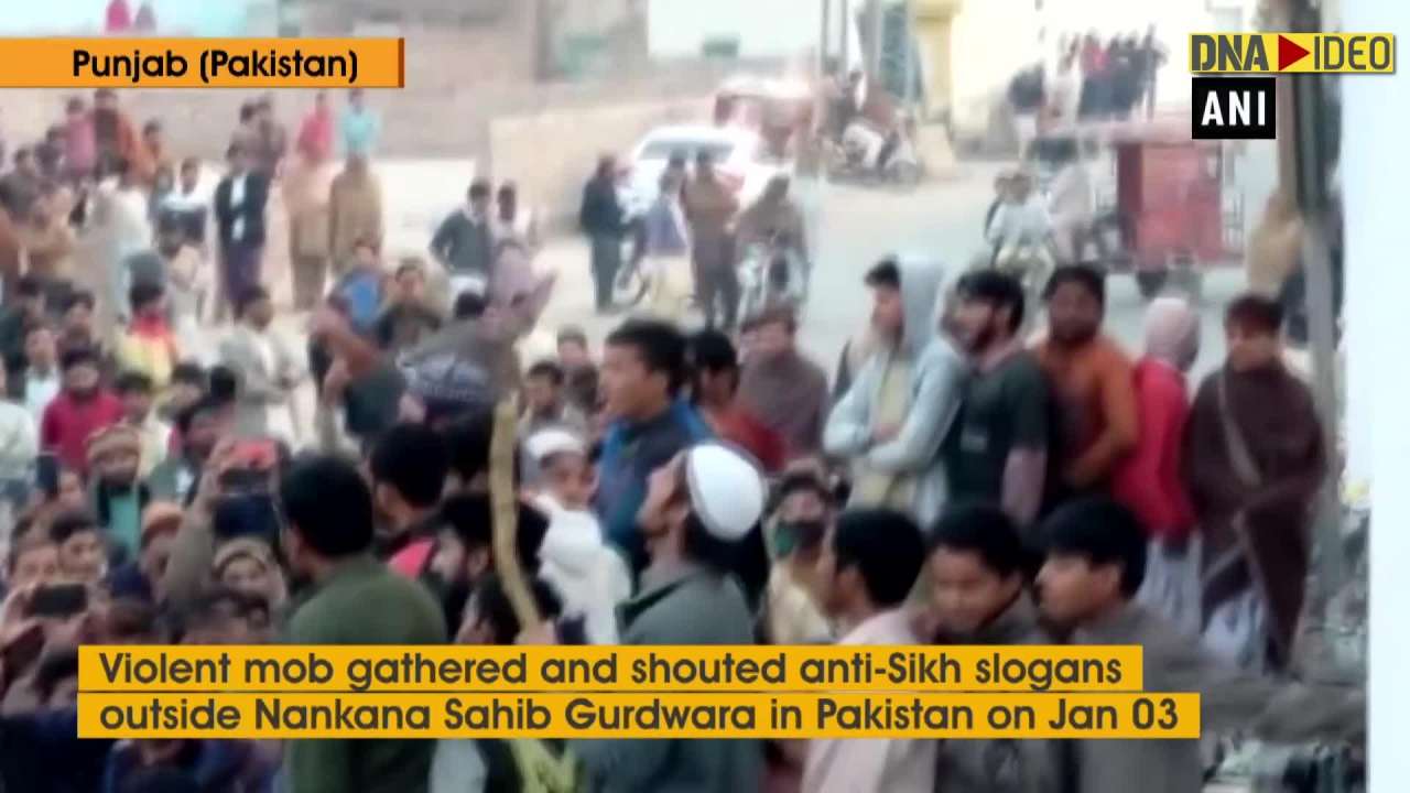 Violent mob outside Pakistan's Nankana Sahib dispersed after police ...