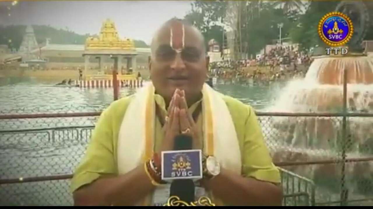 Chairman of TTD's devotional channel resigns after row over 'indecent ...