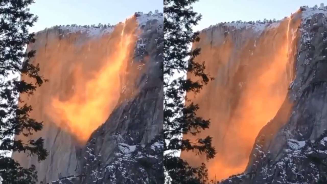 Watch: This viral video of 'firefall' will leave you awestruck!