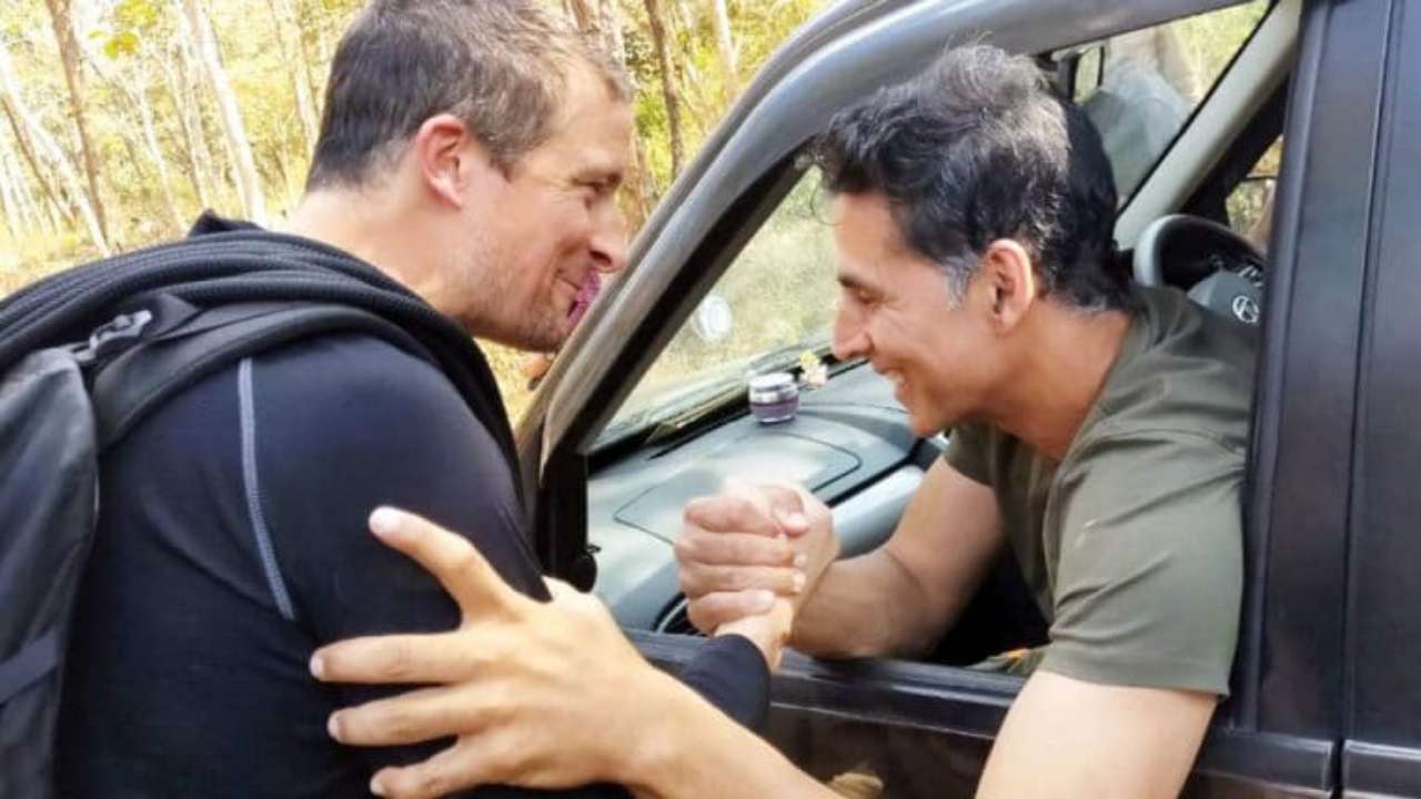 'Kind heart and will of steel': Bear Grylls all praises for Akshay ...