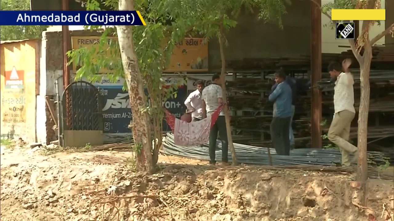 Watch: Lady constable performs duties with 1-year-old