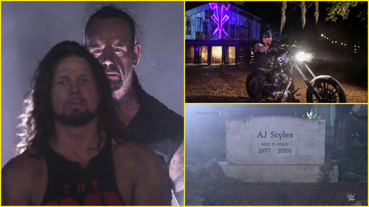 WWE: Undertaker, AJ Styles drop jaws in 'Boneyard match' as ...