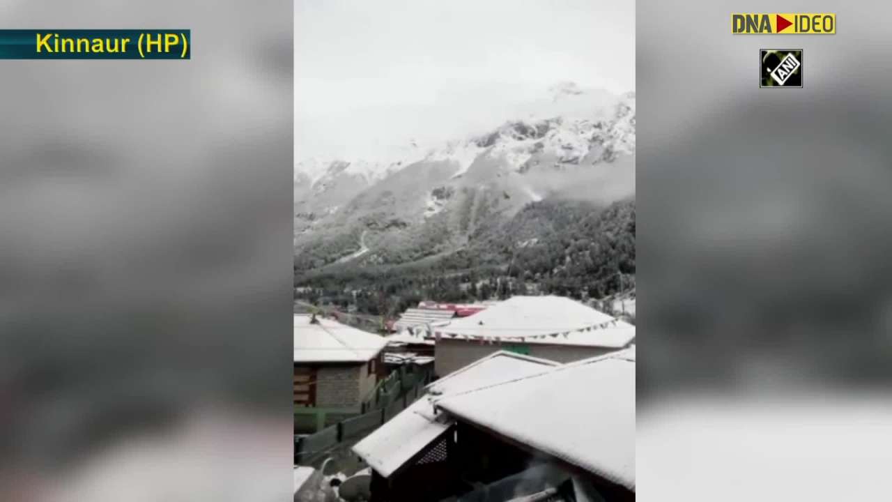 HP’s Kinnaur receives fresh snowfall