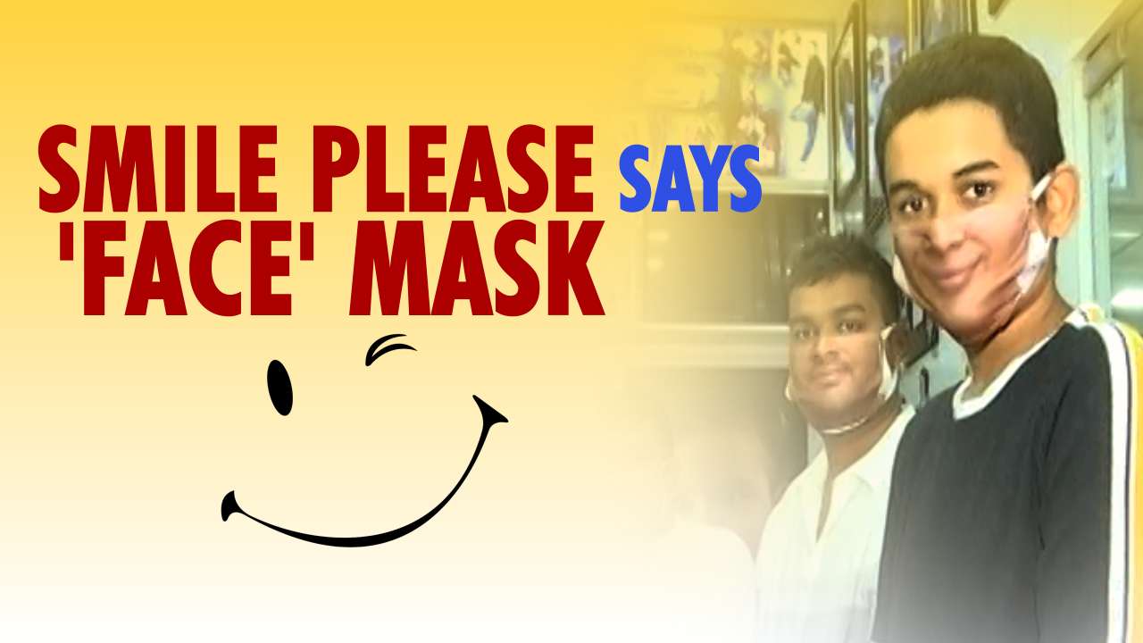 No more hiding, you can now flaunt your smile while wearing 'face' mask