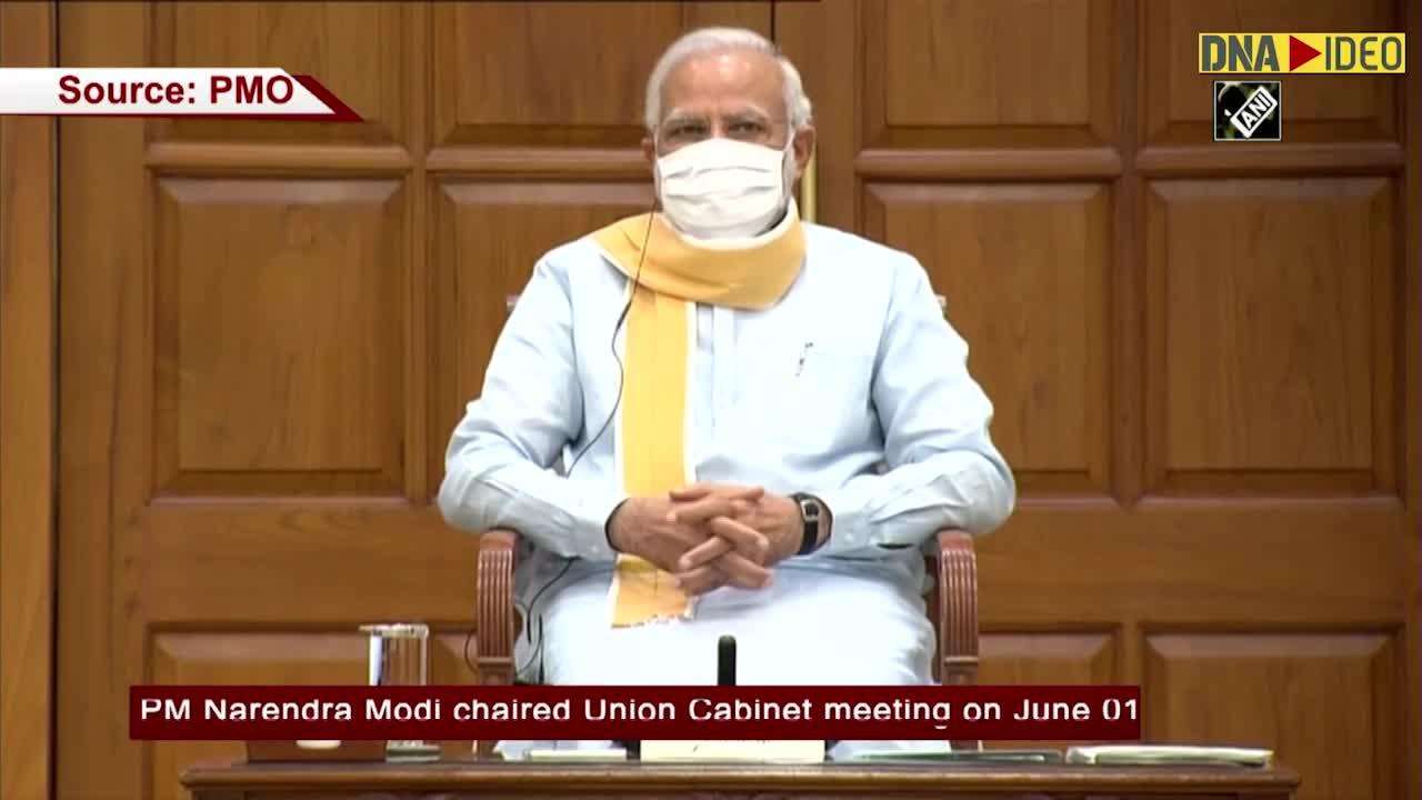 Watch: PM Modi chairs Union Cabinet meeting amid COVID-19 crisis