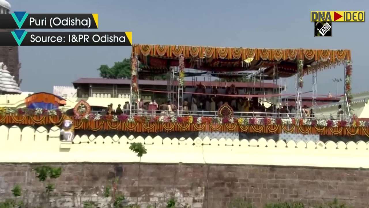 Snana Poornima festival for Lord Jagannath, Lord Balabhadra, Devi ...
