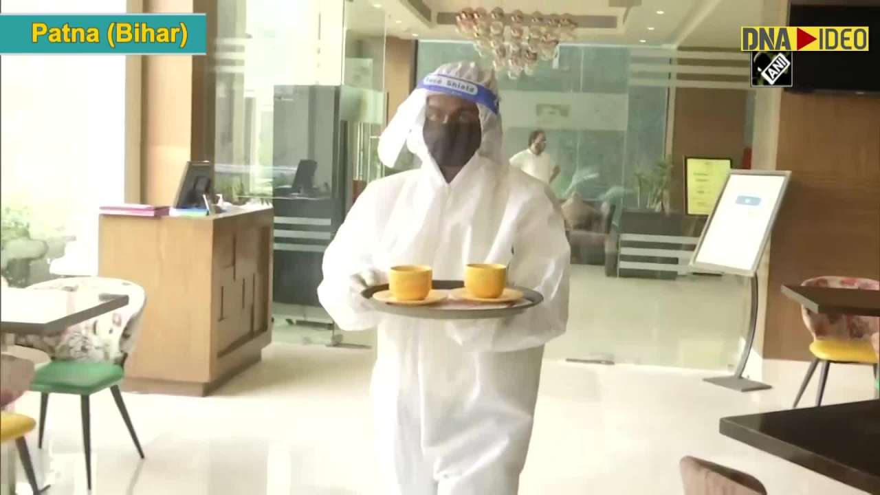 COVID-19: Hotels with PPE kit staffers serve customers in Patna