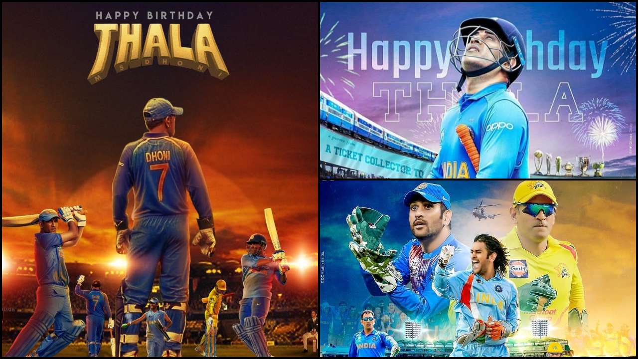 'Inspiration, idol, hero': Twitterati wish 'Thala' MS Dhoni on birthday ...